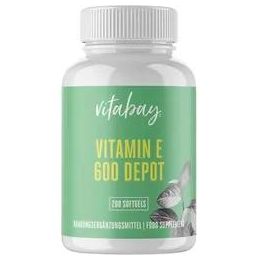 Vitamin E 600 I.E. Depot vegan hochdosiert Weichkapseln 200 St