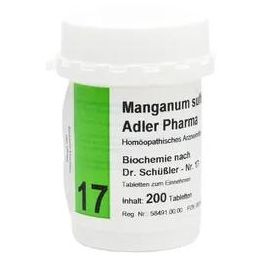 Biochemie Adler 17 Manganum sulfuricum D 200 St