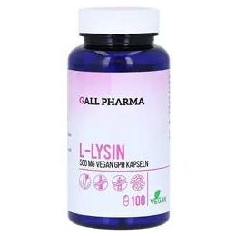 L-lysin 500 mg vegan GPH Kapseln 100 St