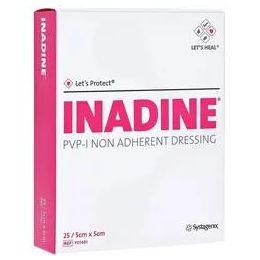 Inadine Salbengaze m. PVP Iod. 5x5cm 25 St