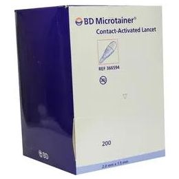 BD Microtainer Lanzette blau 1,5x2 mm 200 St