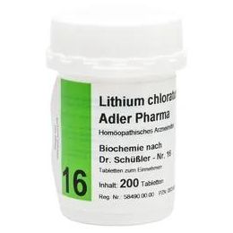 Biochemie Adler 16 Lithium chloratum D 1 200 St