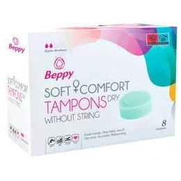 Beppy «DRY» (Classic) Soft Mittelgroße Comfort Tampons, Fadenlos (8 Stück) 8 St