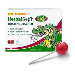 Dr. Theiss Naturwaren Dr. Theiss HerbalSept Husten Lutscher Kids 6 St