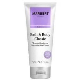 Marbert Bath & Body Classic Pflegende Handcreme 75 ml