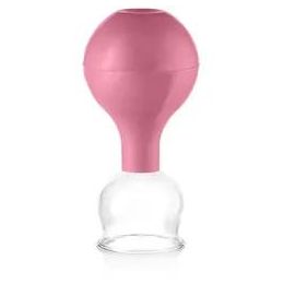 pulox Schröpfglas aus Echtglas pink 40mm 1 St