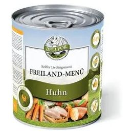 Bellfor Hundefutter Nass mit Huhn Freiland-Menü 800 g 800 g