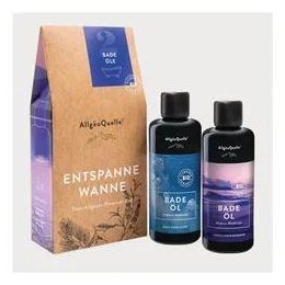 Bio Badeöl-Set Entspanne Wanne Badezusatz 2 St