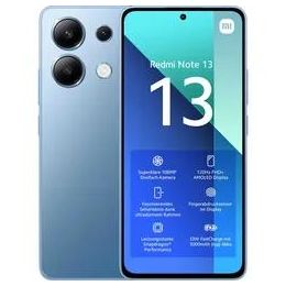 Xiaomi Redmi Note 13 4G 6GB + 128GB Ice Blue Smartphone | 120Hz FHD+ AMOLED, Snapdragon Performance, 108MP Kamera, 5000mAh, Dual-SIM