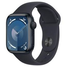 Apple Watch Series 9 GPS 41mm Mitternacht Smartwatch - Fortgeschrittene Gesundheits- und Fitnessfunktionen