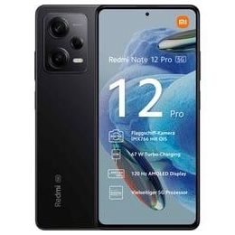 Xiaomi Redmi Note 12 Pro 5G Smartphone | 128GB Midnight Black | 6GB RAM | AMOLED Display