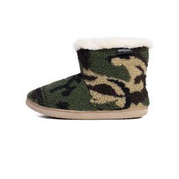 Minnetonka Boots 'Betty' Damen Gr&ouml;&szlig;e 41/43 beige / gr&uuml;n / schwarz