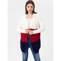 Dandalo Strickjacke Damen Gr&ouml;&szlig;e L marine / rot / wei&szlig;