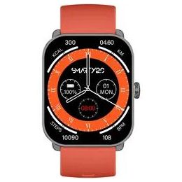 Smartwatch SMARTY 2.0 "Smarty 2.0" Smartwatches rot (rot-schwarz)