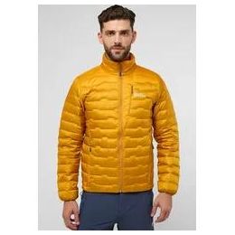 Daunenjacke Jack Wolfskin "PASSAMANI DOWN JKT M" Gr. XL (54/56), braun (safflower) Herren Jacken