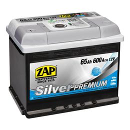 ZAP SILVER PREMIUM 12V 65Ah 620A Starterbatterie 565 36