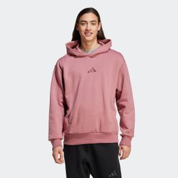 Kapuzensweatshirt adidas Sportswear "M A SZN FL HD" Gr. L, rot (preloved crimson) Herren Sweatshirts