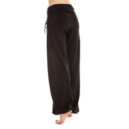 Sporthose WINSHAPE "WH1" Gr. M, Normalgrößen, schwarz Damen Hosen mit seitlicher Raffung