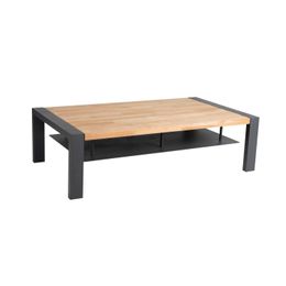 Brafab Amesdale Loungetisch Teak/Aluminium Anthrazit/Natur 140x80 cm