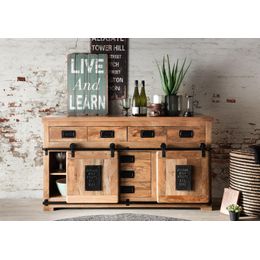 Die Faktorei Mark Nr.1 Sideboard Mangoholz Natur 150x45x80cm