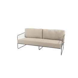 4Seasons Prego Taste Living Sofa 3 Sitzer Antharzit/Taupe inkl.3 kissen