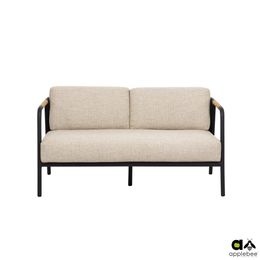 Apple Bee Elle Lounge 2-Sitzer Sofa Aluminium/Olefin