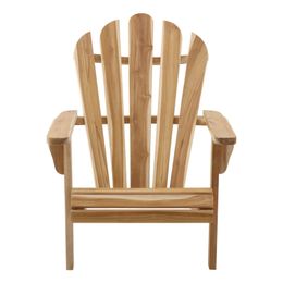 Möbilia Möbilia Gartensessel Adirondack-Stuhl Teak natur