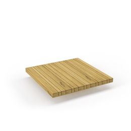 solpuri Plateau L-Modul Tisch Teak