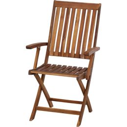 siena GARDEN Paleros Klappsessel Teak 65x53 cm