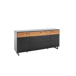 MCA Cesena Sideboard Holzwerkstoff/Schwarzgrau