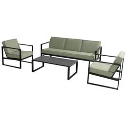 Hartman Jordan Loungeset Aluminium/Sunbrella French Green