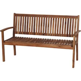 siena GARDEN Paleros 3-Sitzer Gartenbank Teak 62x150 cm