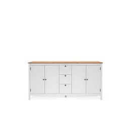 Finori Bergen 51 Sideboard Holzwerkstoff Weiß/Artisan Oak