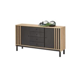 Bega Consult Volano Sideboard Beschichtete Spanplatte Schwarz/Braun