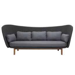 Cane-Line Peacock Wing 3-Sitzer Sofa inkl. Kissensatz