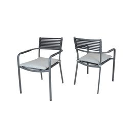 Sit Mobilia ARICA Gartenstuhl Aluminiumgestell Anthrazit