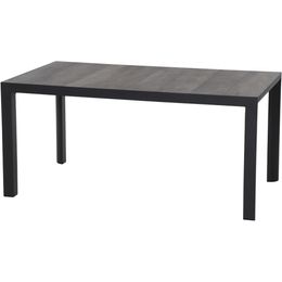 siena GARDEN Silva Dining Tisch 160x90cm Anthrazit/Grau