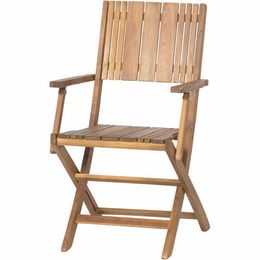 siena GARDEN Falun Klappsessel Teak 57x50 cm