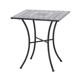 siena GARDEN Como Bistrotisch 64x64x71 cm Stahl/schwarz