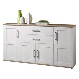 HBZ Meble Romance Sideboard Holzwerkstoff Sibiu Lärche/San Remo hell 186x100cm