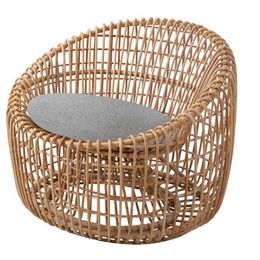 Cane-Line Nest Round Sessel Rattan Natural