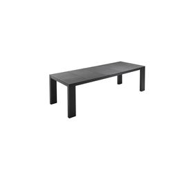 solpuri Elements Dining Tisch Aluminium Anthracite mit geteilter Tischplatte 5-tlg oder 6-tlg.