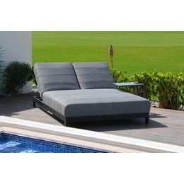 Outdoor Living Beziers 2-Sitzer Liege Aluminium/Sunbrella