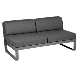 Fermob Bellevie 2 Sitzer Lounge Modul Mitte Aluminium