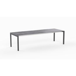 Sit Mobilia OLYMPIA Ventura Ausziehtisch Edelstahl Anthrazit Klappsystem 1 Klappeinlage 70 cm