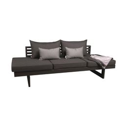 Stern New Holly Best-of-Set Loungeliege Aluminium/Outdoorstoff inkl. Kissen und Kuscheldecke