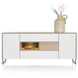 xooon Lindfield Sideboard mit LED Holzwerkstoff/Metall