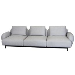 Cane-Line Aura 3-Sitzer-Sofa Aluminium