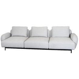 Cane-Line Aura 3-Sitzer-Sofa Aluminium