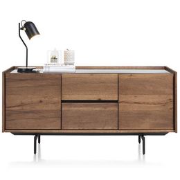 xooon Halmstad Sideboard Eiche/Metall